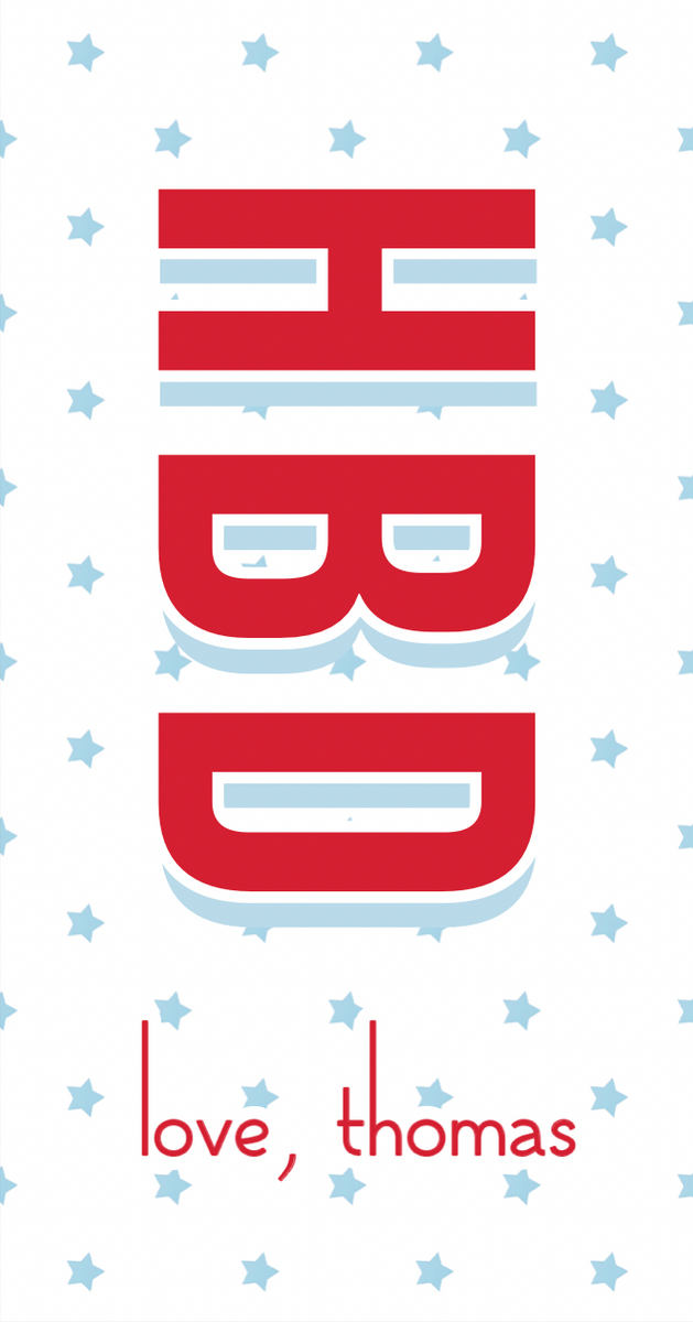 HBD Blue & Red – Katie Corley Art