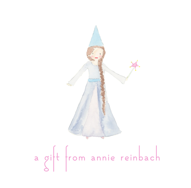 Princess Calling Cards Brunette – Katie Corley Art