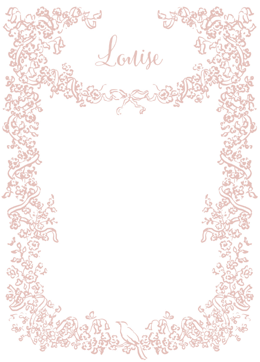 Weaving Ribbon Notepad Pink – Katie Corley Art